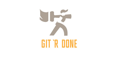 Git ‘R Done | LogoMoose - Logo Inspiration
